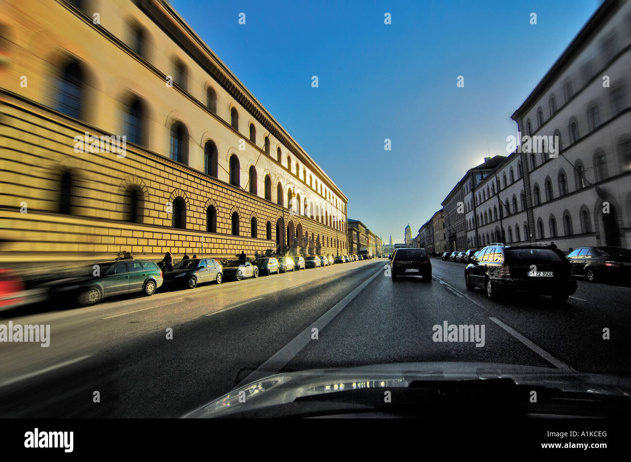 Ludwigstrasse, Munich, Bavaria, Germany Stock Photo - Alamy
