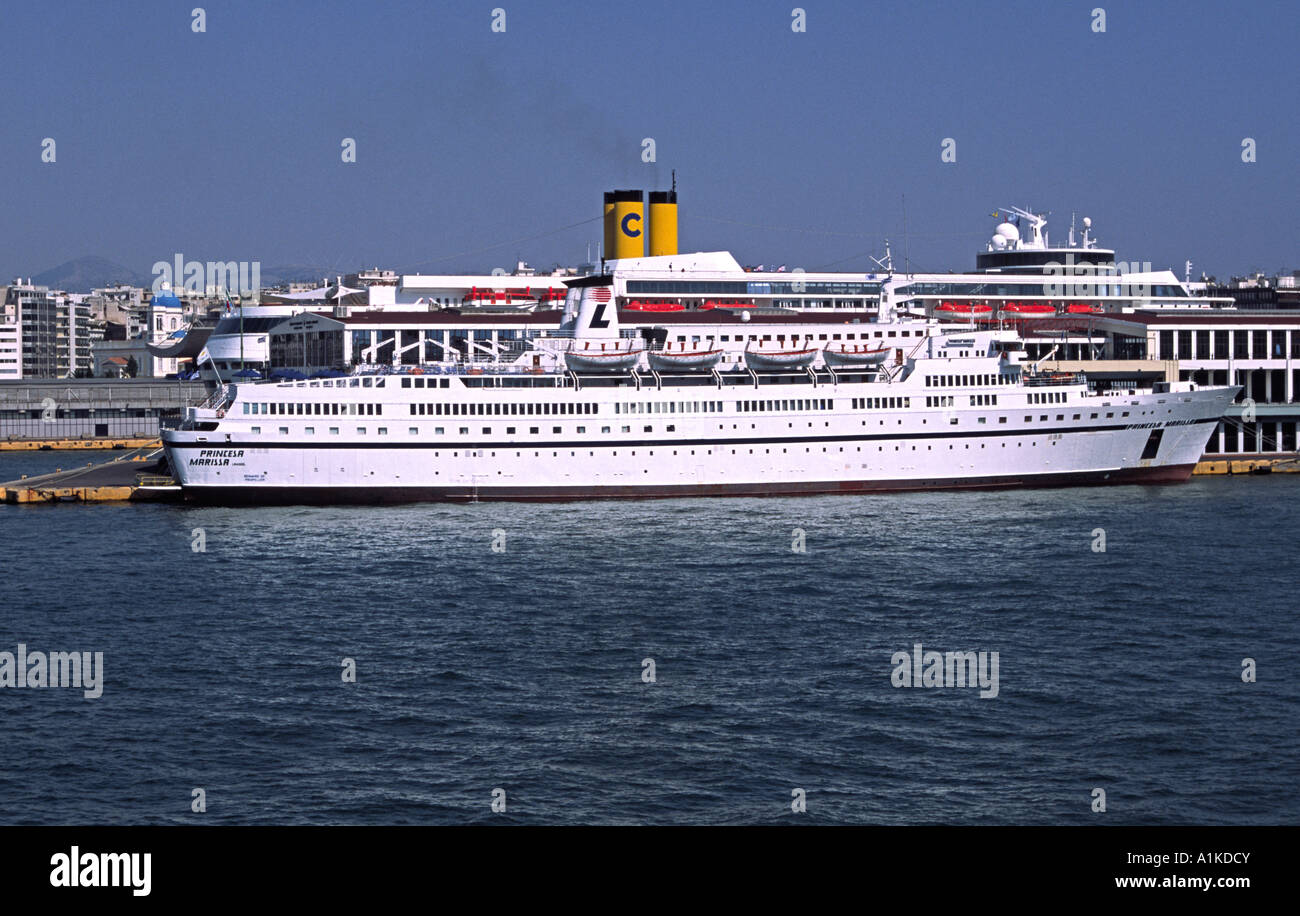 Princesa Marissa Greek-Cypriot Louis Cruise Lines ferry and cruise ship ...