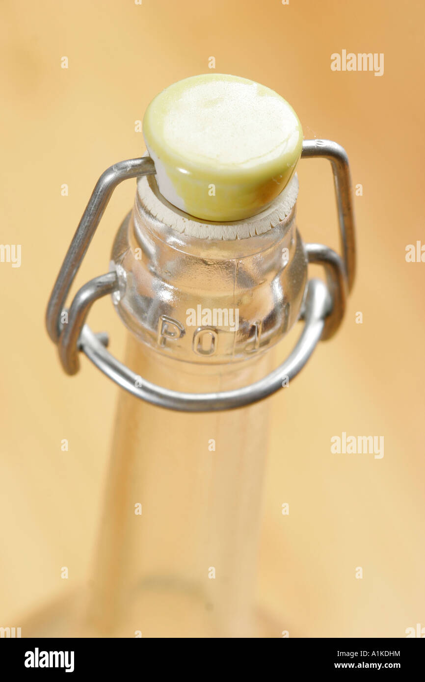 Bottleneck with spring top Stock Photo - Alamy
