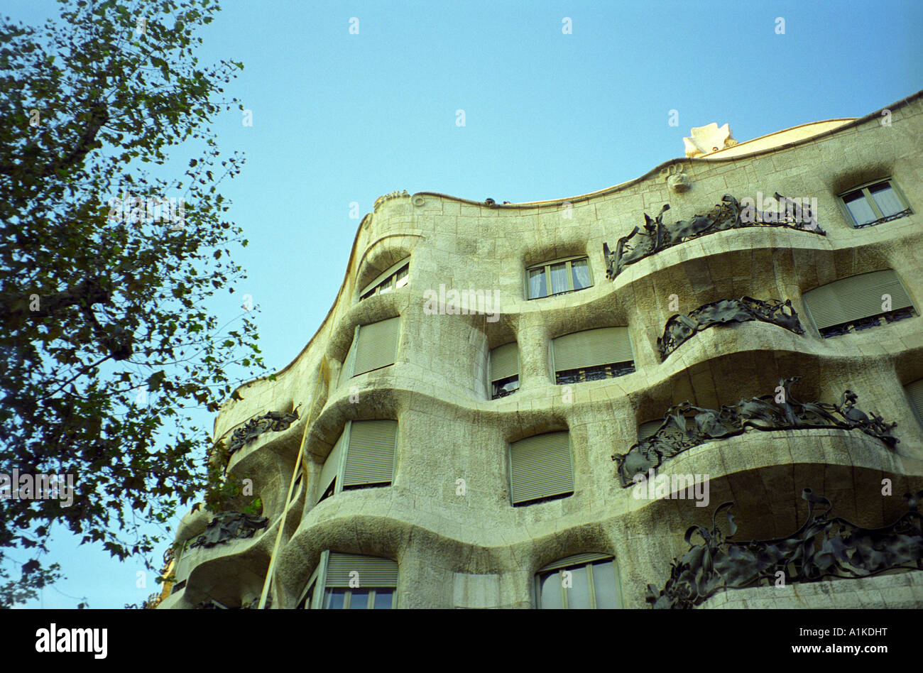 The Casa Milà or La Pedrera, is a building designed by the Catalan ...