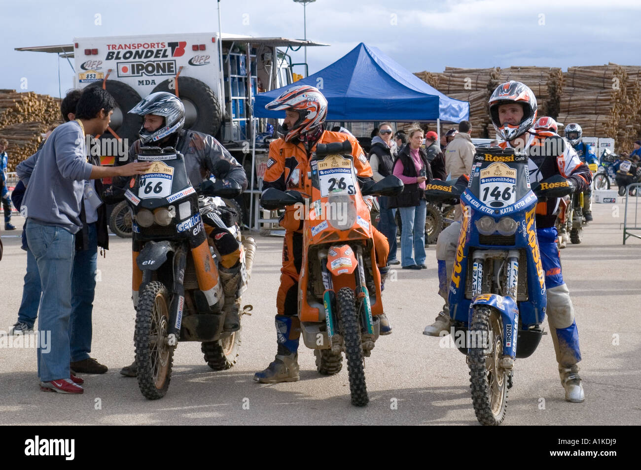 DAKAR RALLY MOTORCYCLES Stock Photo - Alamy