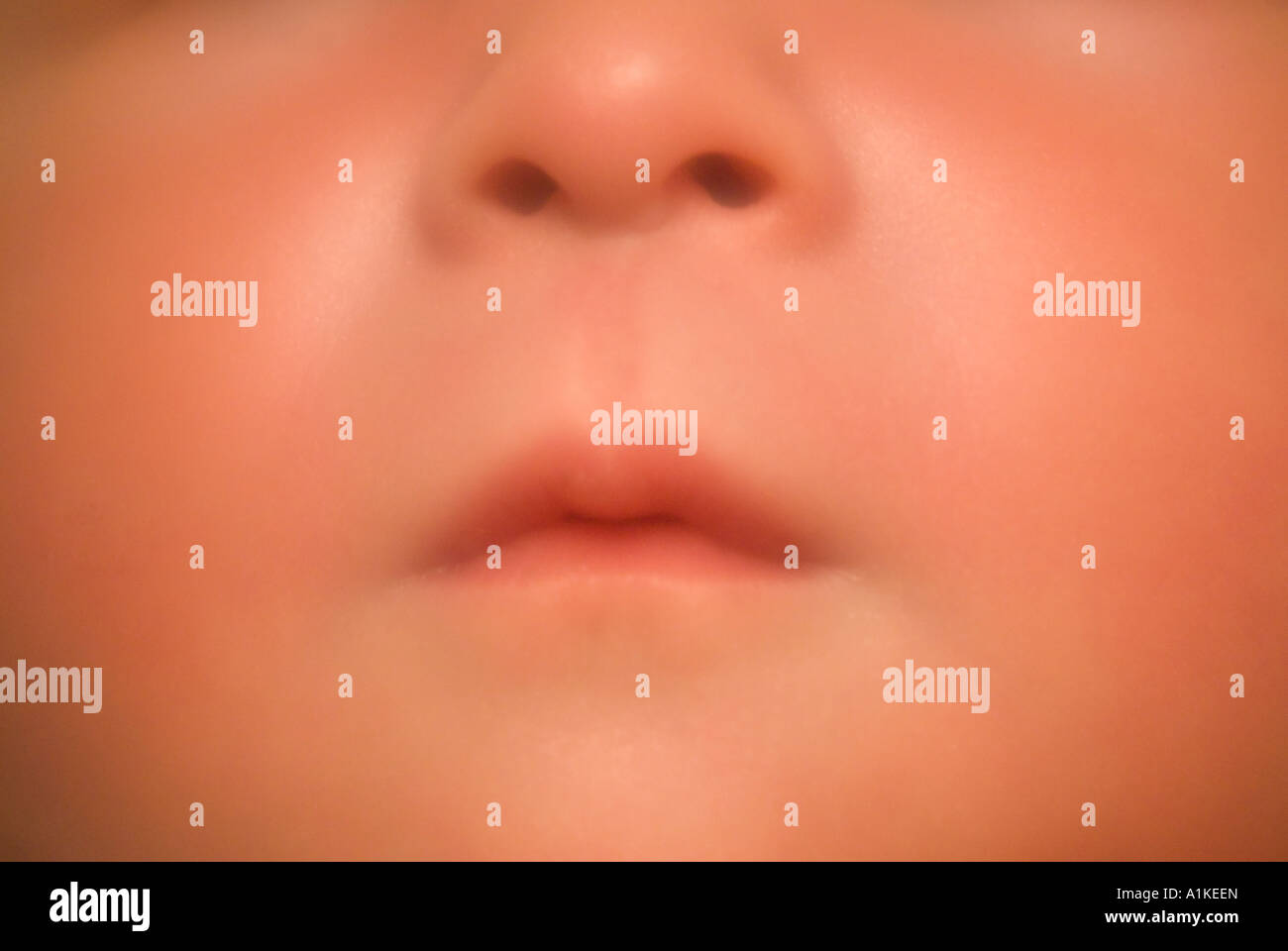 Baby face Newborn baby 4 days old Radiant glow with intentionally soft ...