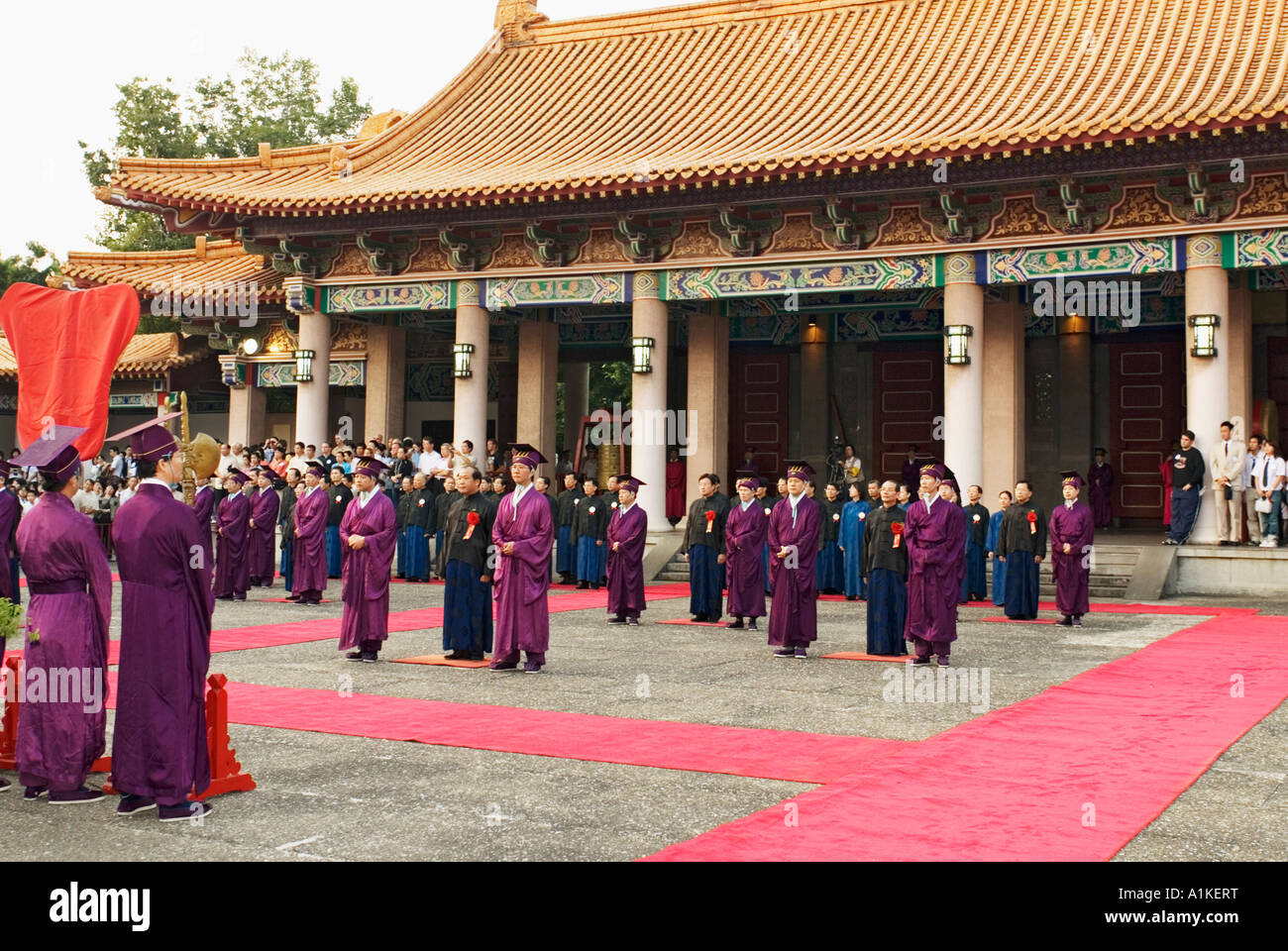 Teacher’s Day Celebration Confucian Temple Taichung Taiwan Republic Of ...