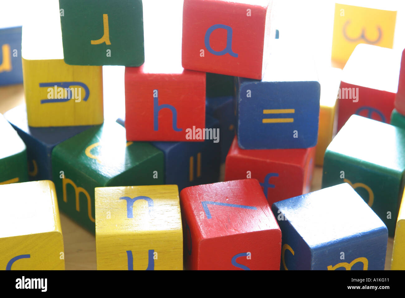Childrens counting blocks hi-res stock photography and images - Alamy