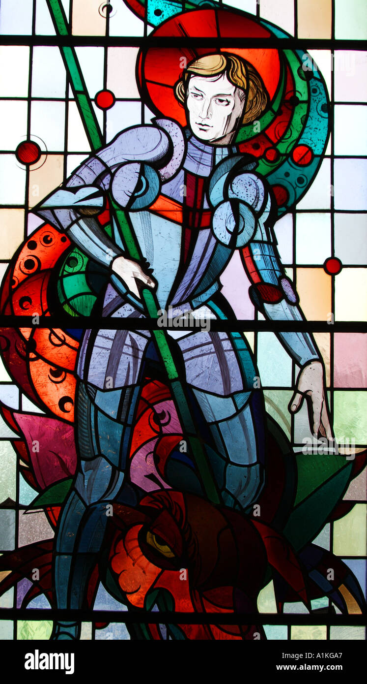 george and the dragon Stock Photo - Alamy