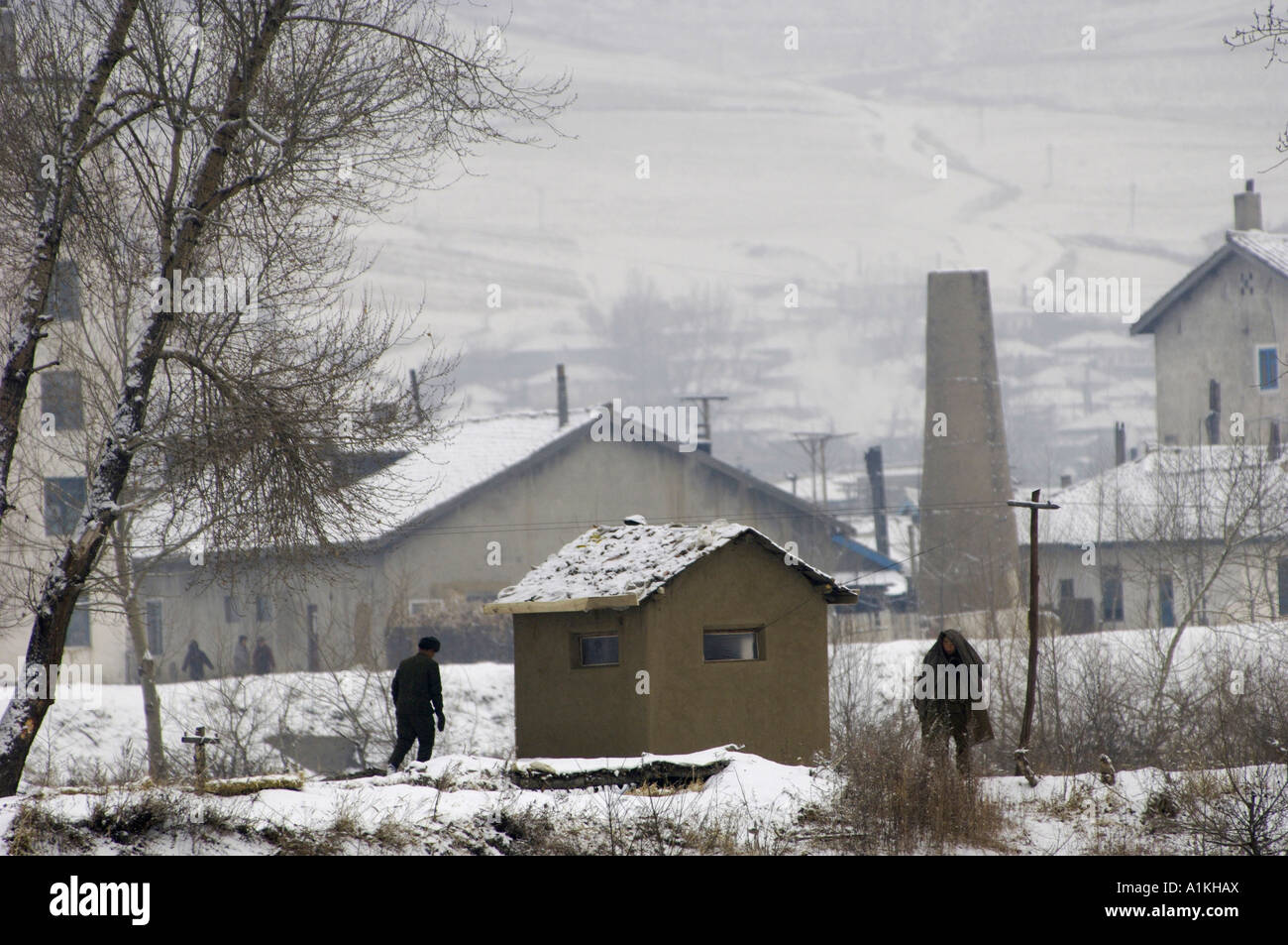 China DPRK border 28 Nov 2006 Stock Photo - Alamy