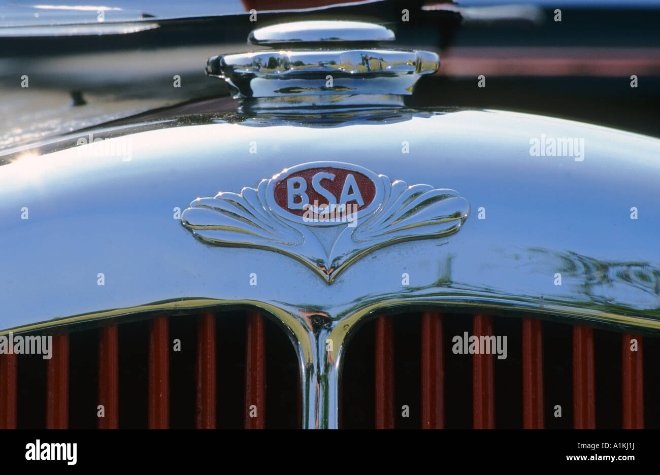 BSA car badge. British car manufacturer 1907 to 1939 Stock Photo - Alamy