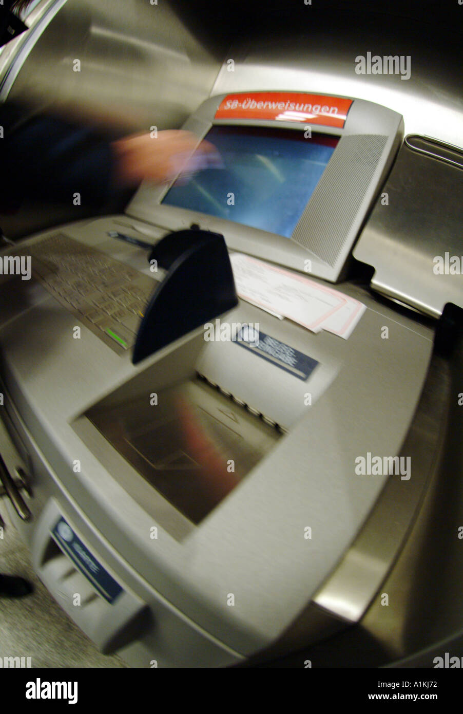 Woman at till bank hi-res stock photography and images - Alamy