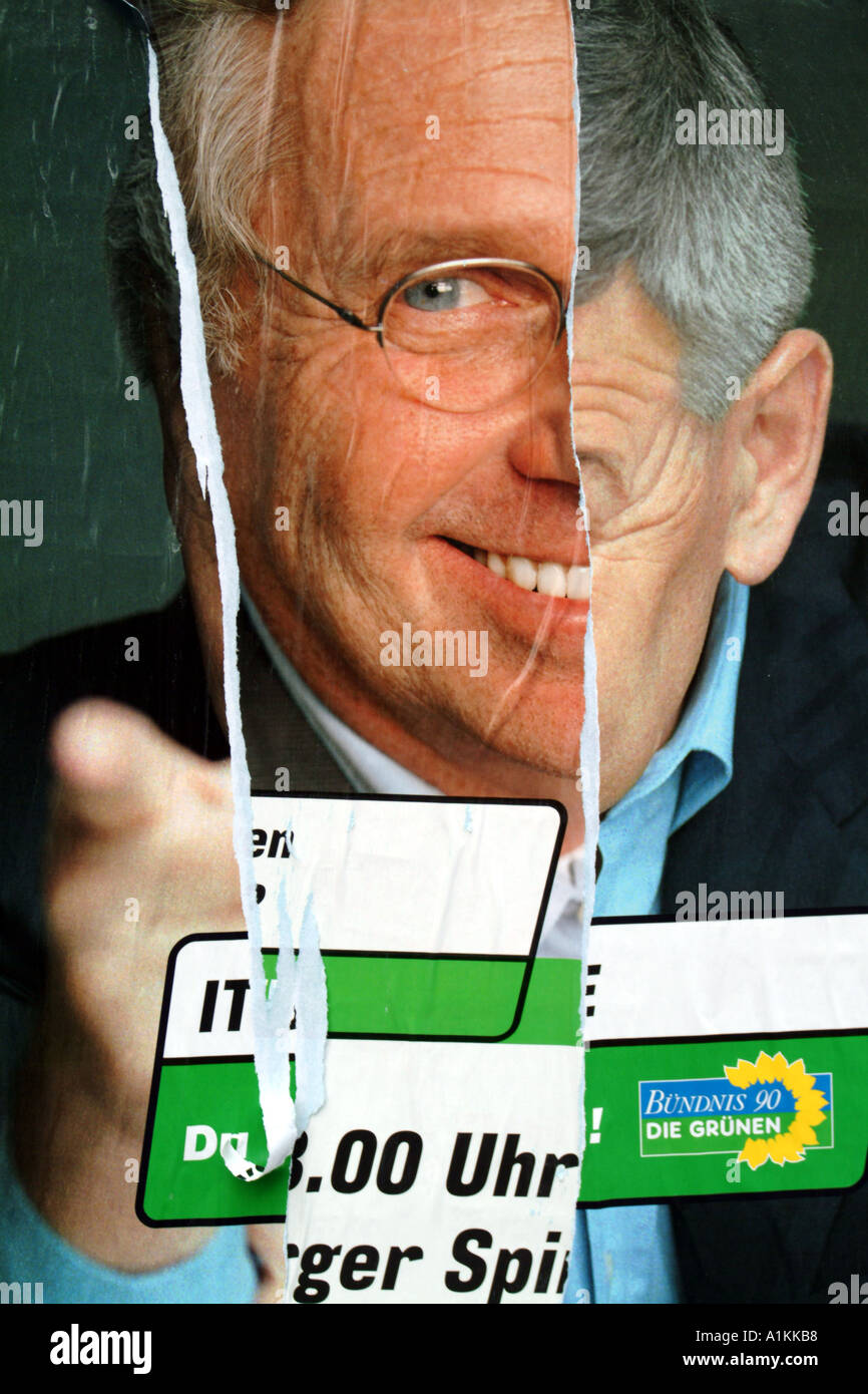 torn posters politics Stock Photo - Alamy