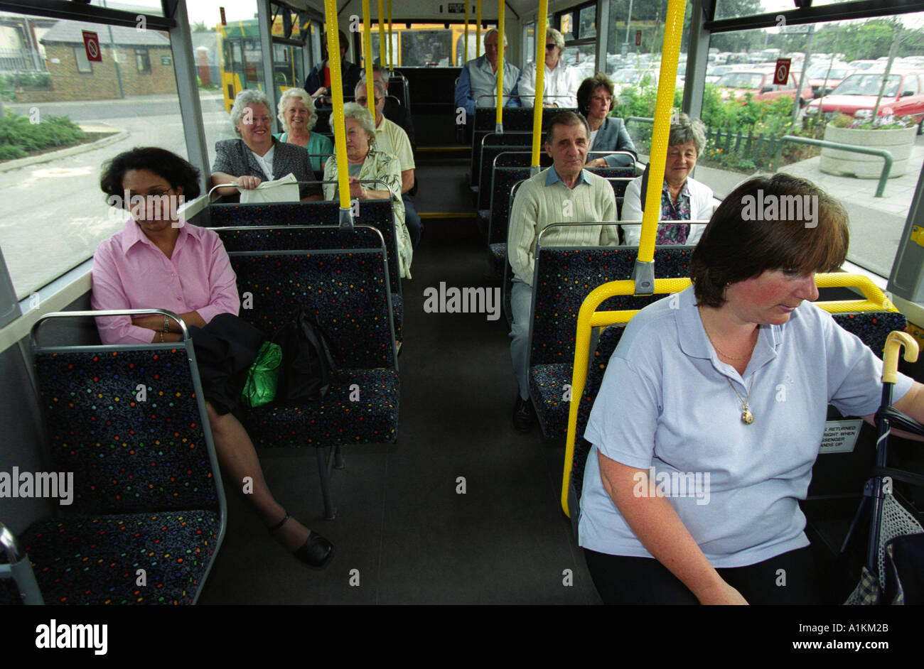 Elderly Bus Seat Stock Photos & Elderly Bus Seat Stock Images - Alamy