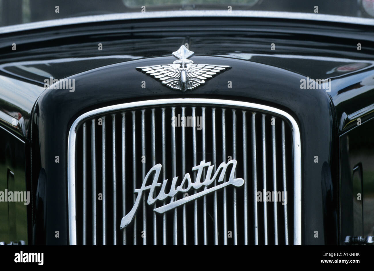 Austin car badge. English car manufacturer 1906 to 1989 Stock Photo - Alamy