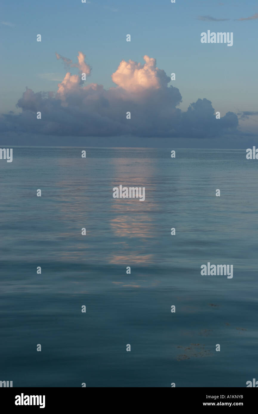 A dramatic sunrise over the ocean off the Florida Keys Stock Photo - Alamy