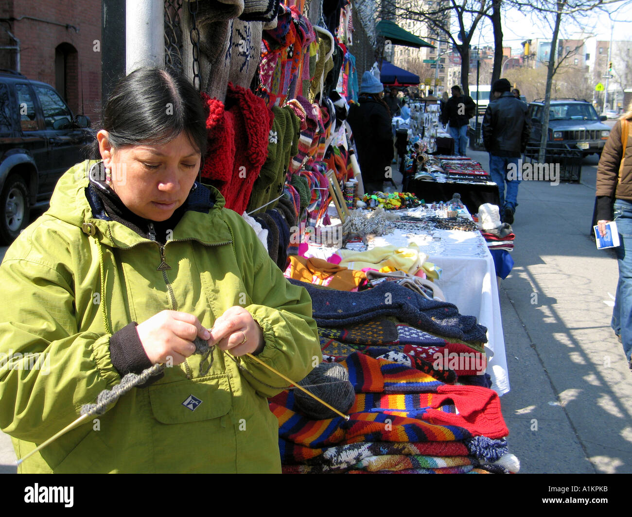 Native american person street working hi-res stock photography and ...