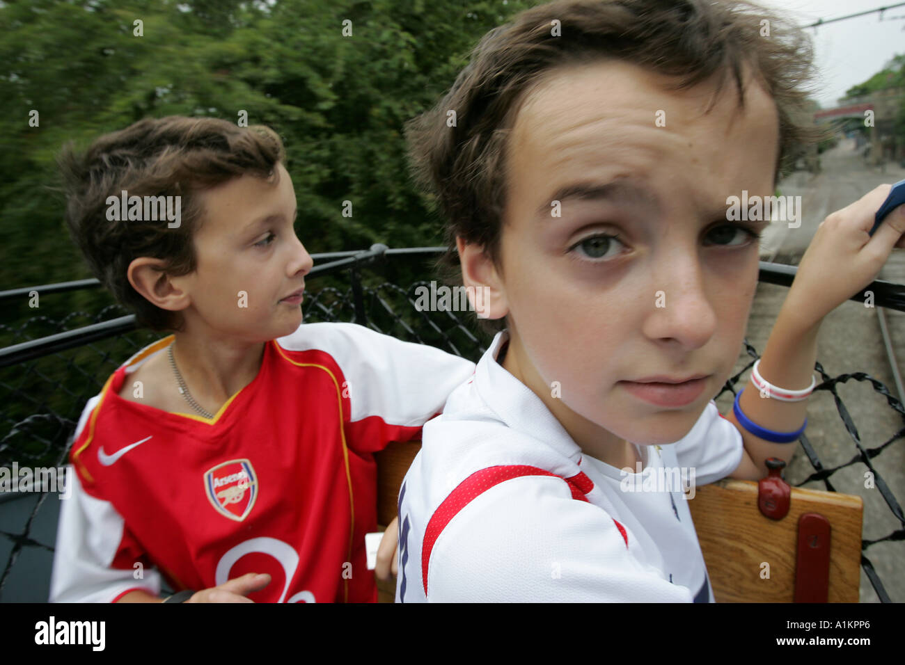 TWO BOYS PORTRAITS Stock Photo - Alamy