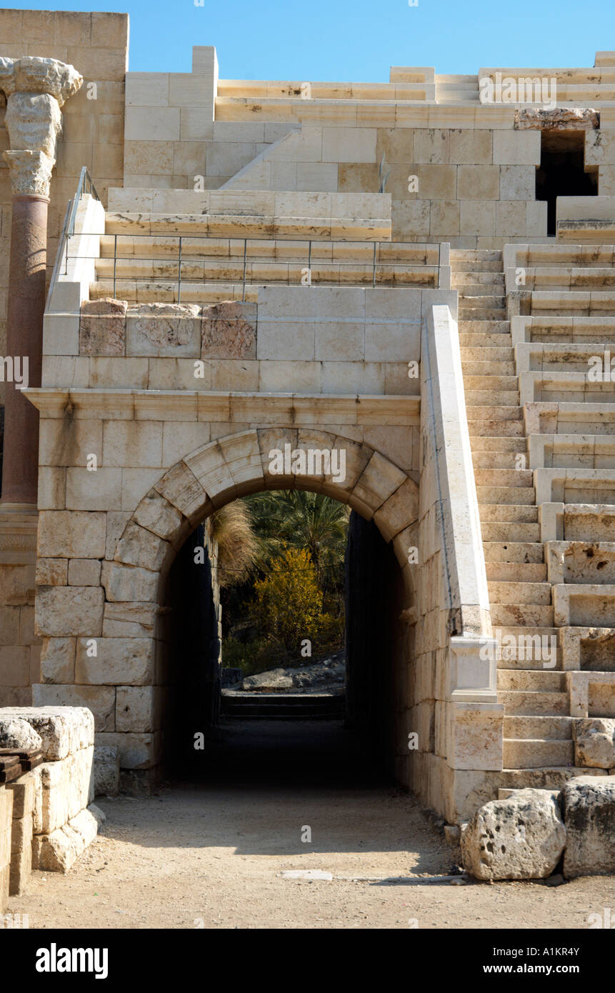 Israel Bet Shean the stage entrance to the Roman theatre Stock Photo ... Israel Bet Shean the stage entrance to the Roman theatre Stock Photo ...