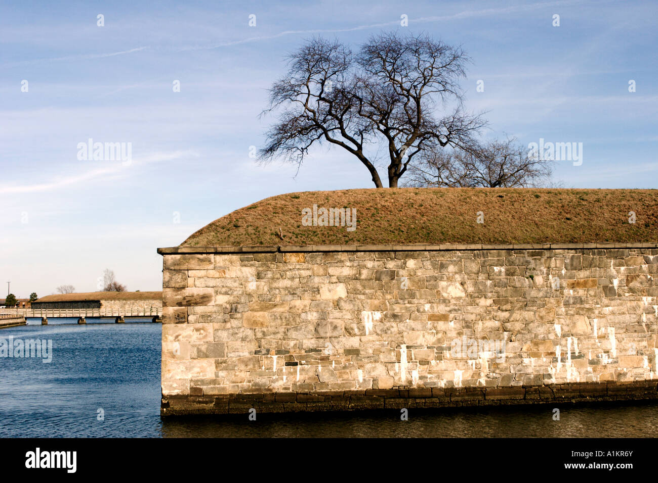 Edge of the Moat Stock Photo - Alamy
