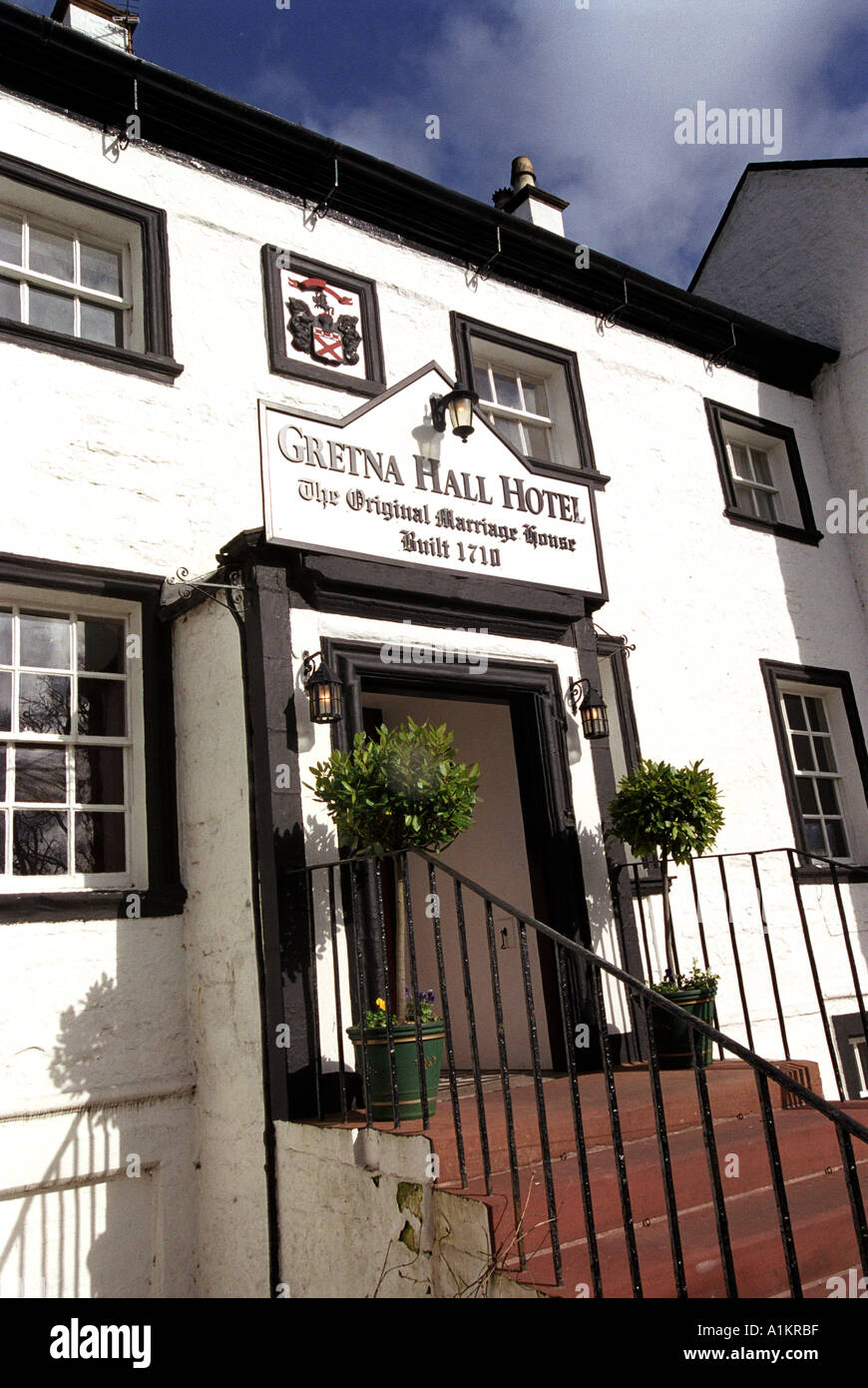 Gretna Hall Hotel Complex in Gretna Green Scotland Stock Photo - Alamy