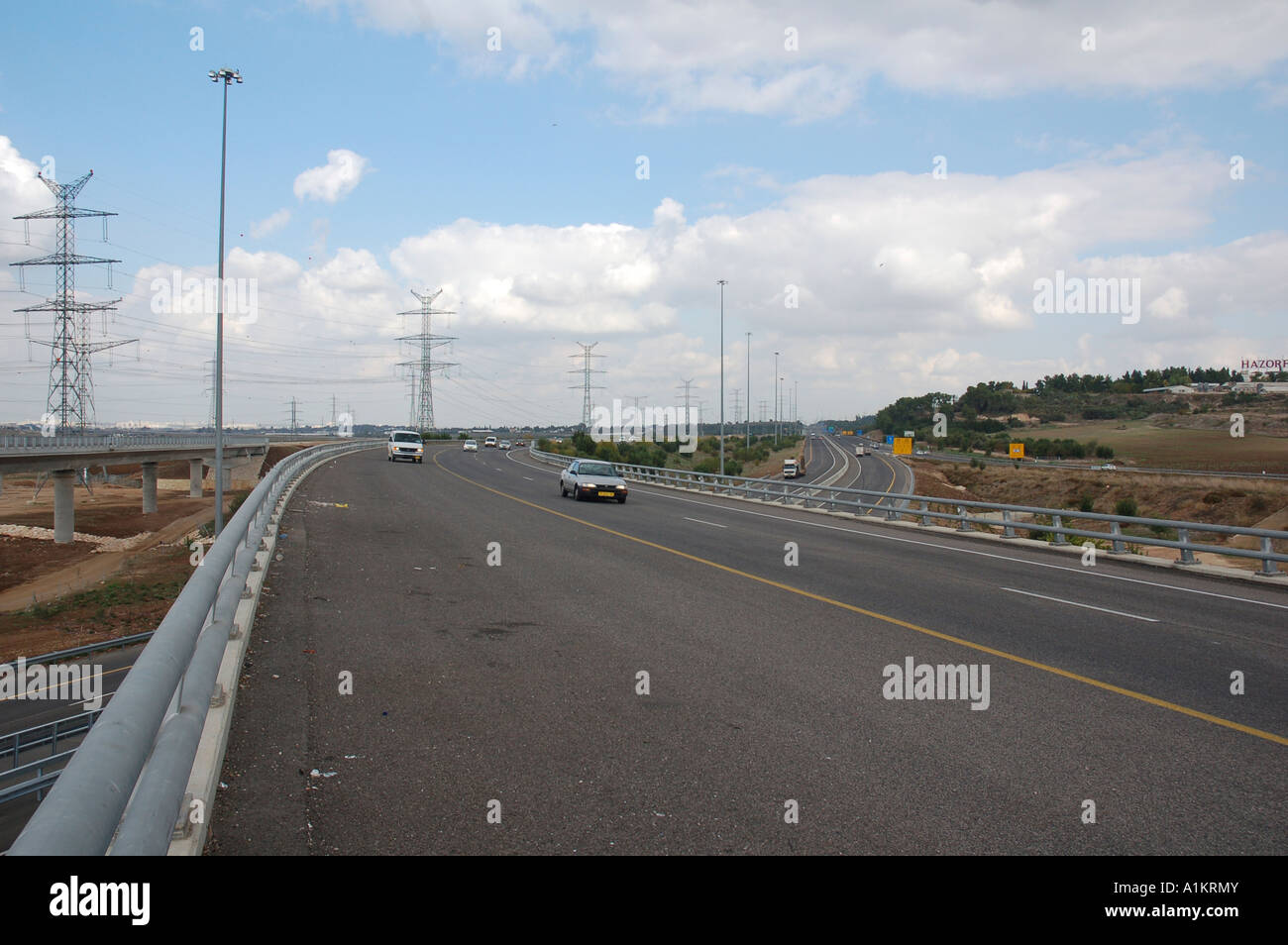 Israel Highway and intersections Stock Photo - Alamy