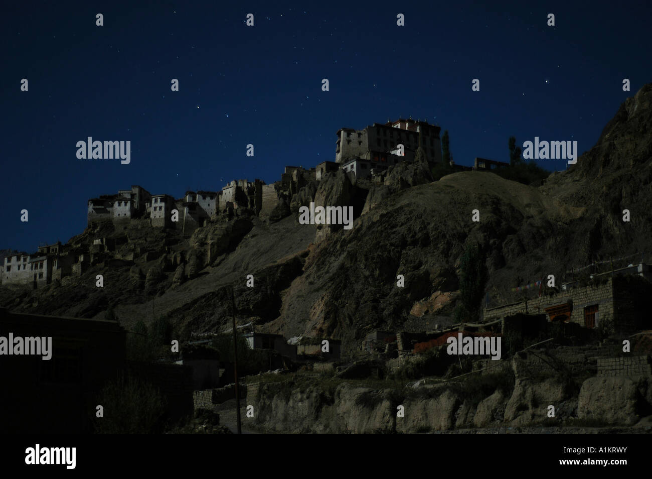 India Ladakh region state of Jammu and Kashmir Lamayaru long exposure ...