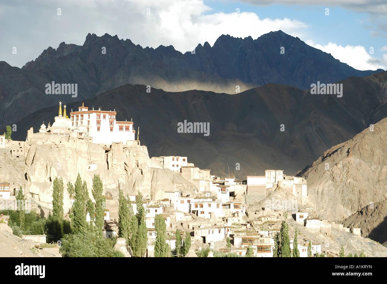 India Ladakh region state of Jammu and Kashmir Lamayaru the exterior of ...