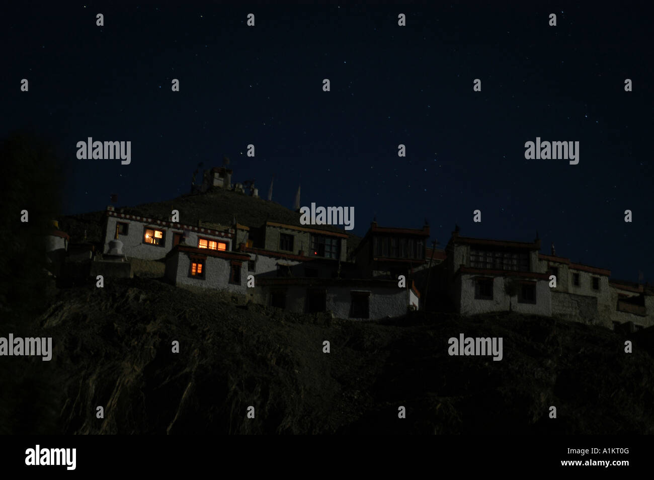 India Ladakh region state of Jammu and Kashmir Lamayaru long exposure ...