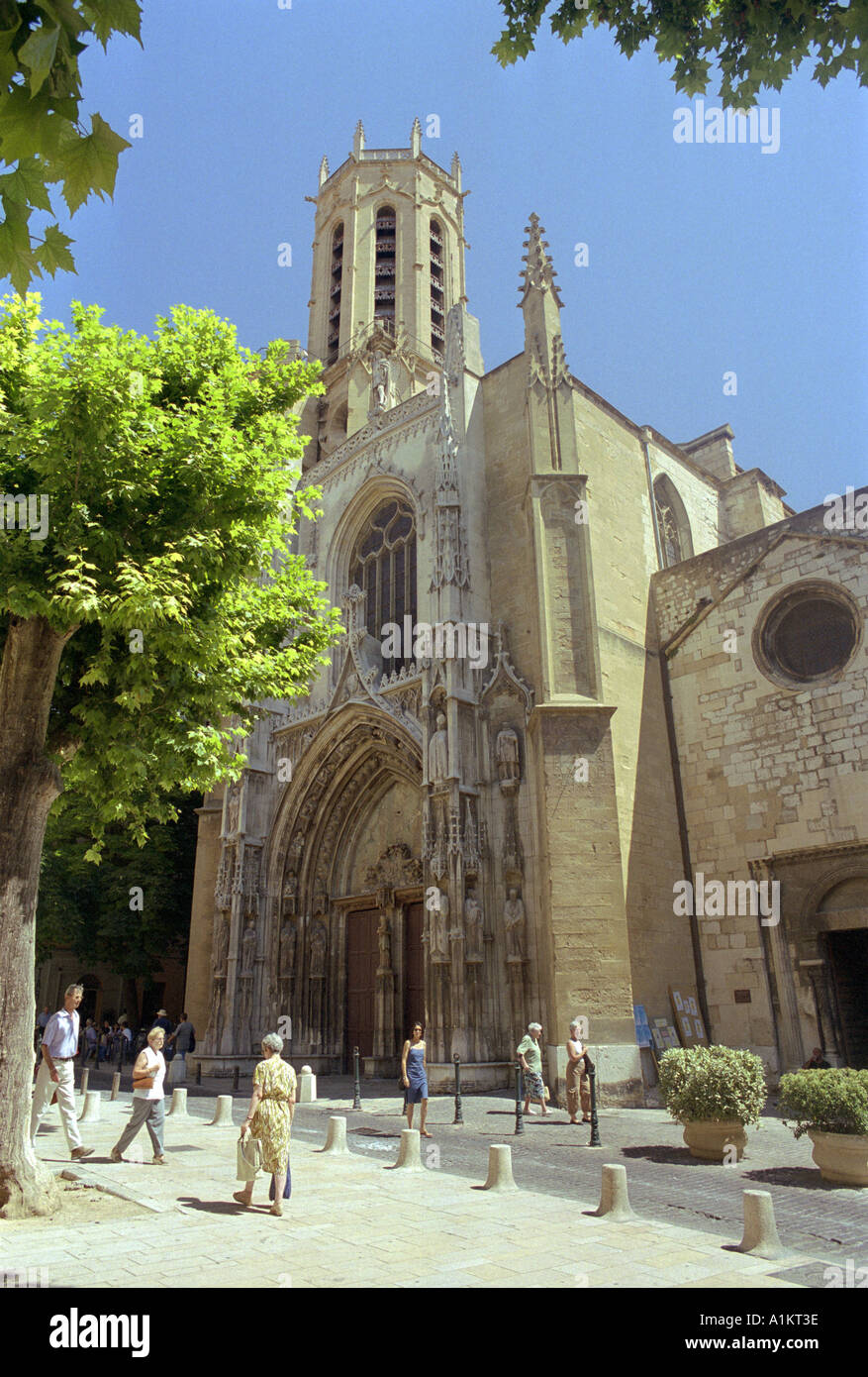 Cathédrale St Sauveur cathedral in Aix en Provence in Provence France ...