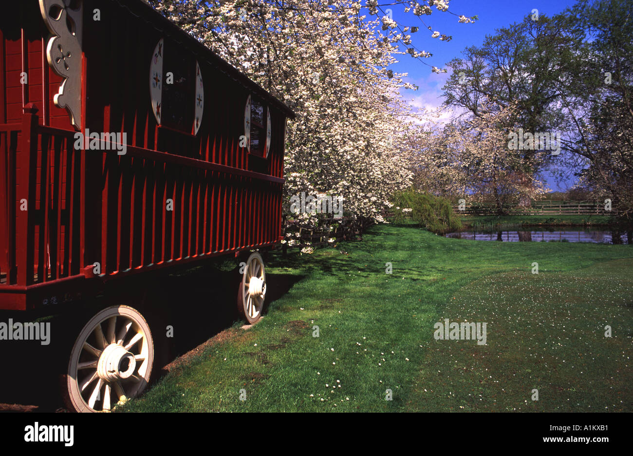 One caravan field hi-res stock photography and images - Alamy