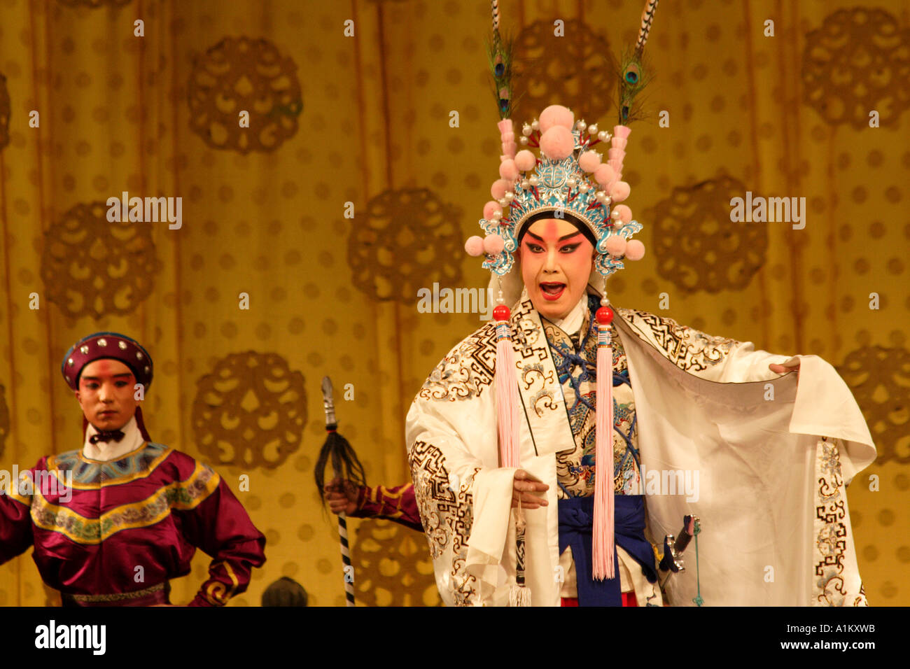 Opera singer in Bejing, China Stock Photo - Alamy