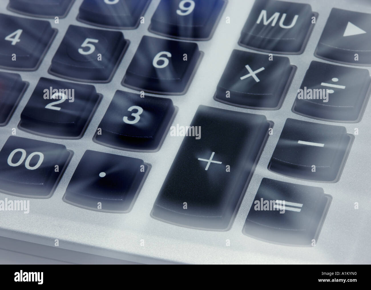 Electronic calculator keyboard Stock Photo - Alamy