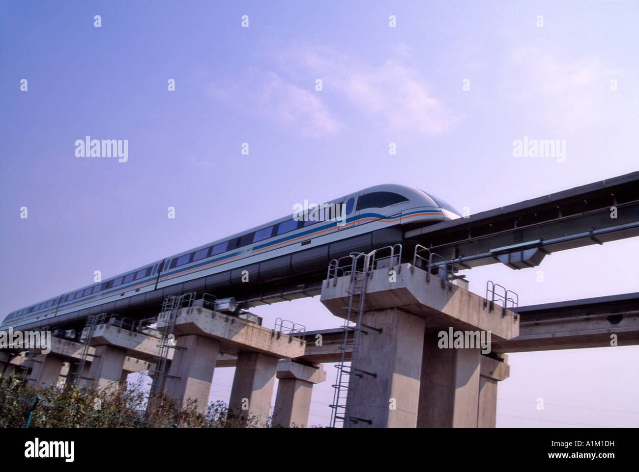 China Shanghai world's first commercial Magnetic Levitation (Maglev ...