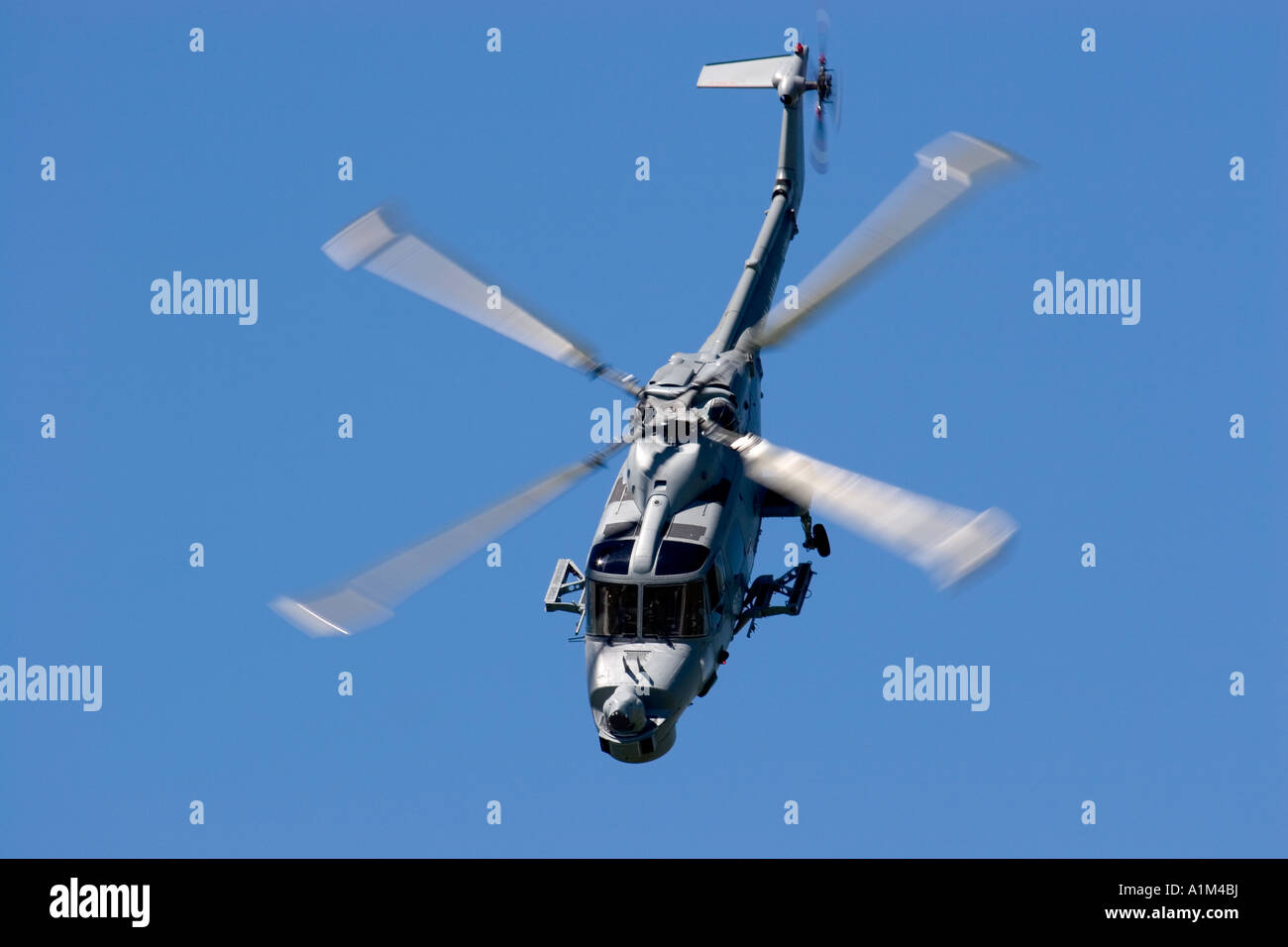 Overhead shot of Lynx helicopter Stock Photo - Alamy