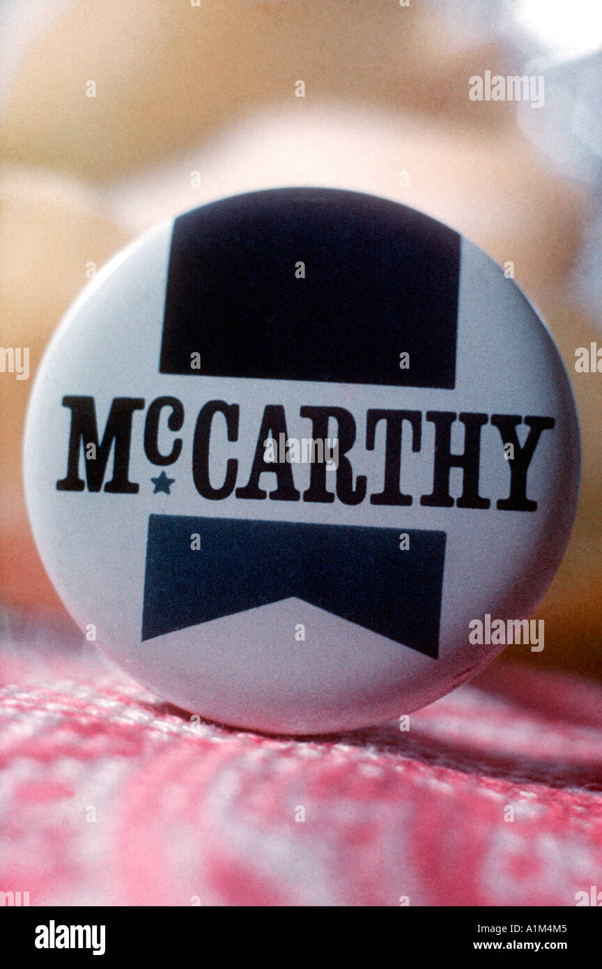 A campaign button from Sen Eugene McCarthy s 1968 presidential campaign ...