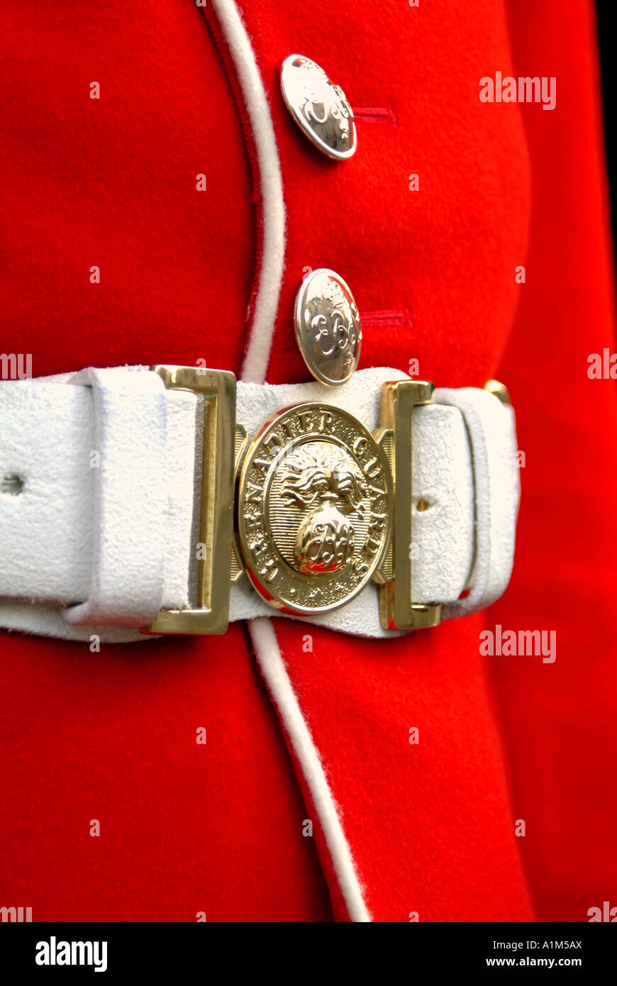 Guardsman's belt at St James s Palace, London Stock Photo - Alamy