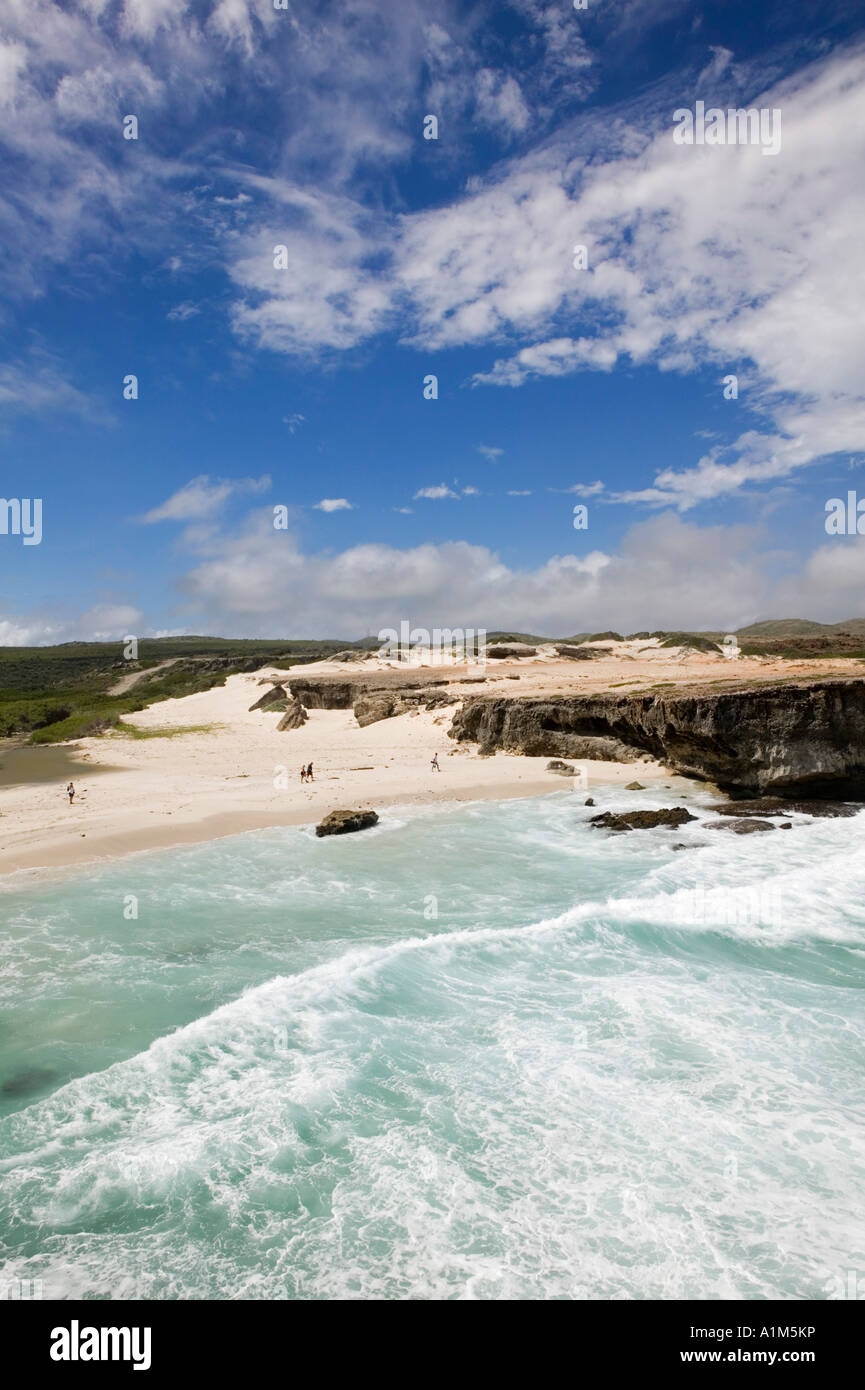 Seashore at Boca Prins, Arikok National Wildlife Park, Aruba, Caribbean ...