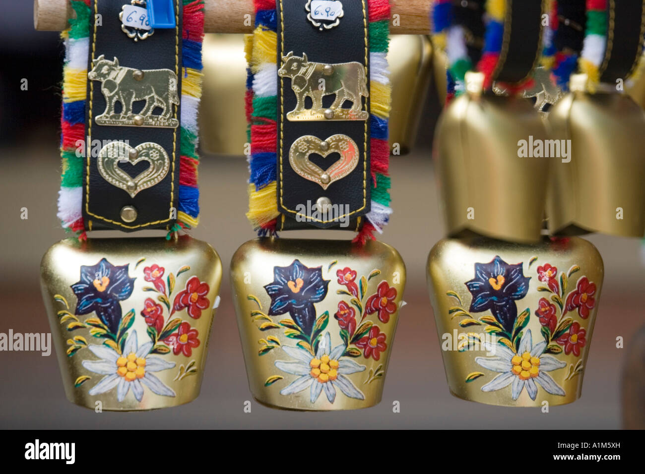 Austrian cow bells, Salzburg, Austria Stock Photo - Alamy