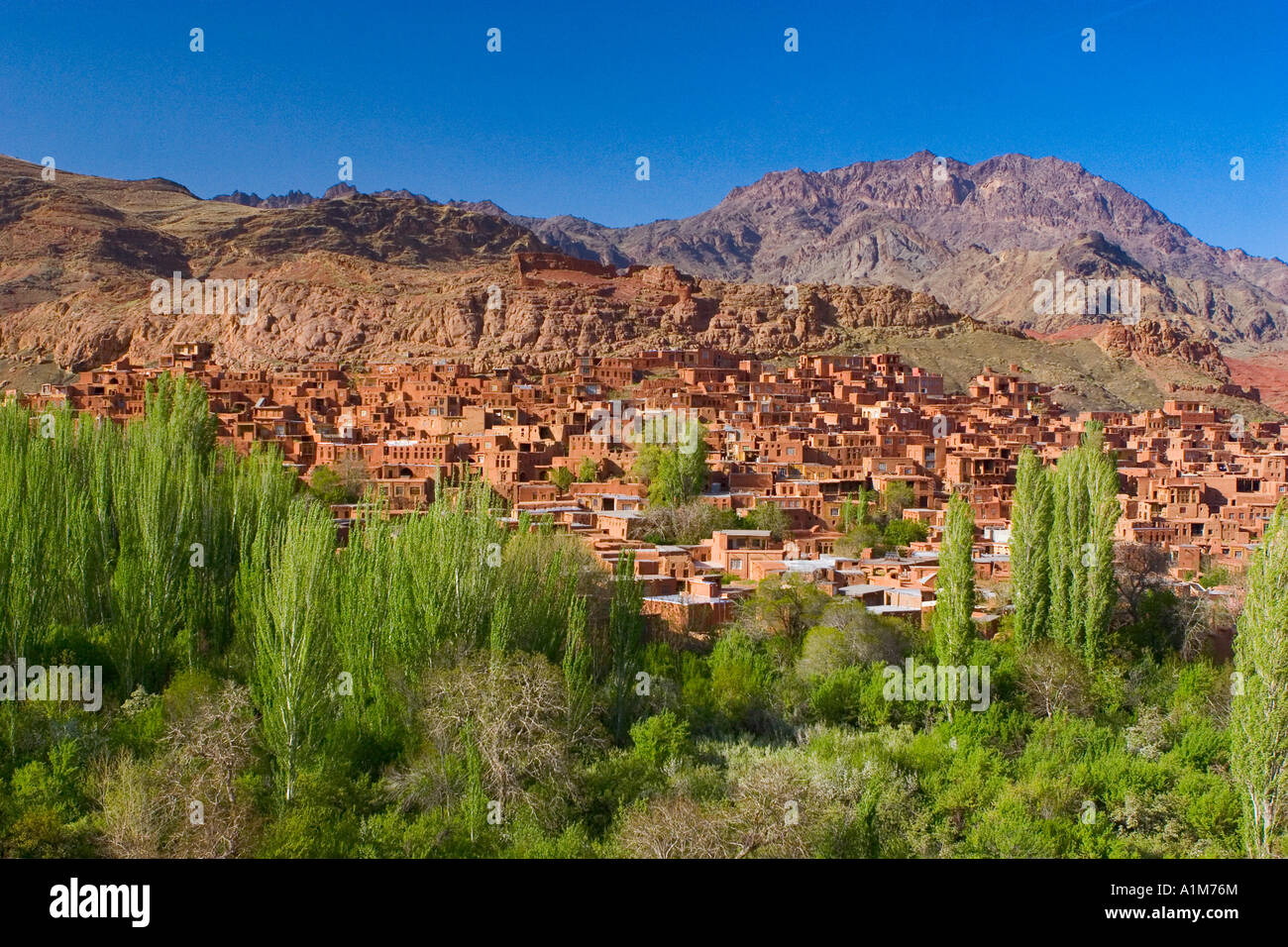 Village of Abyaneh near Kashan, Isfahan province, Iran Stock Photo - Alamy