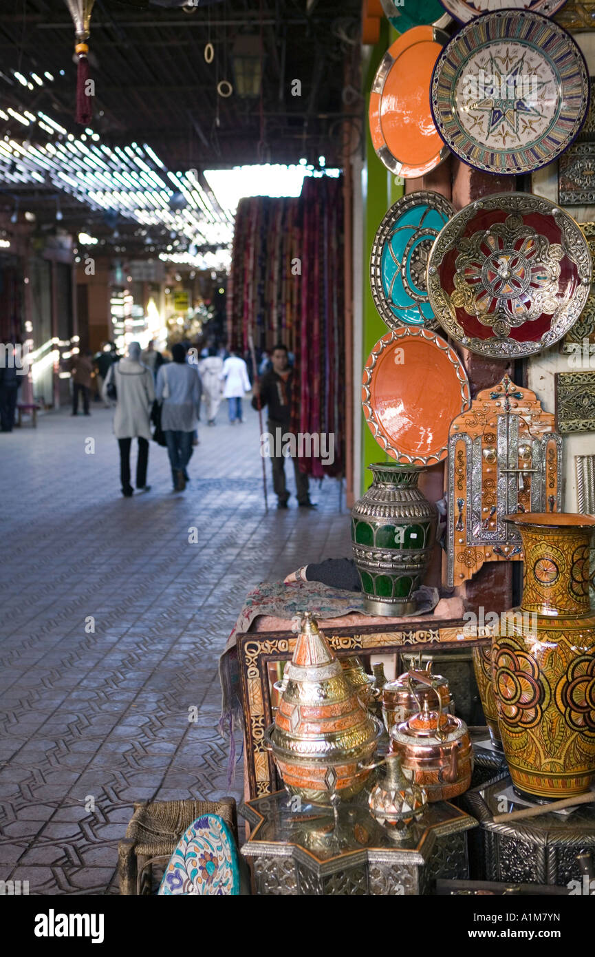 Pottery Souk, Marrakesh, Morocco Stock Photo - Alamy