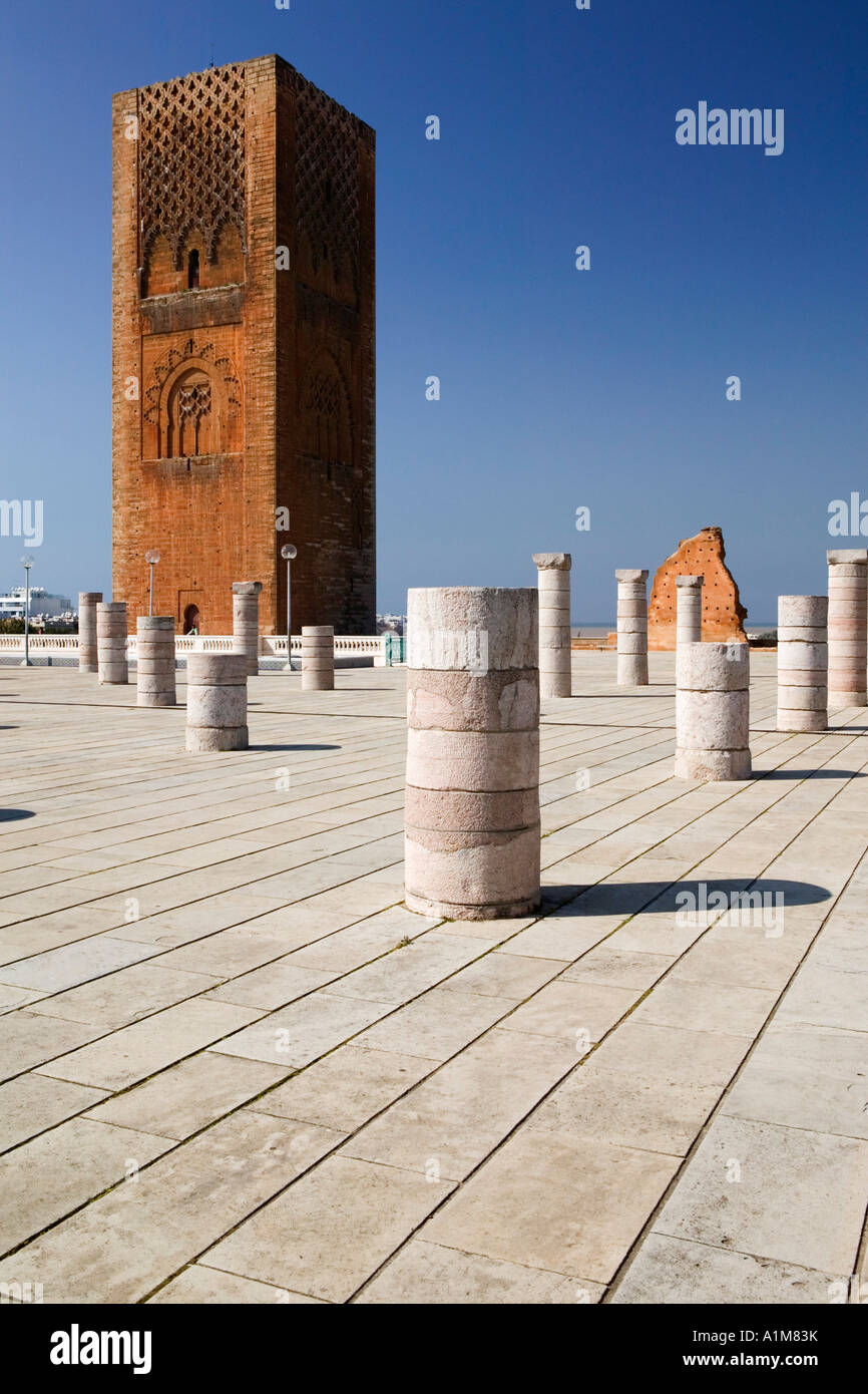 Hassan Tower, Rabat, Morocco Stock Photo - Alamy