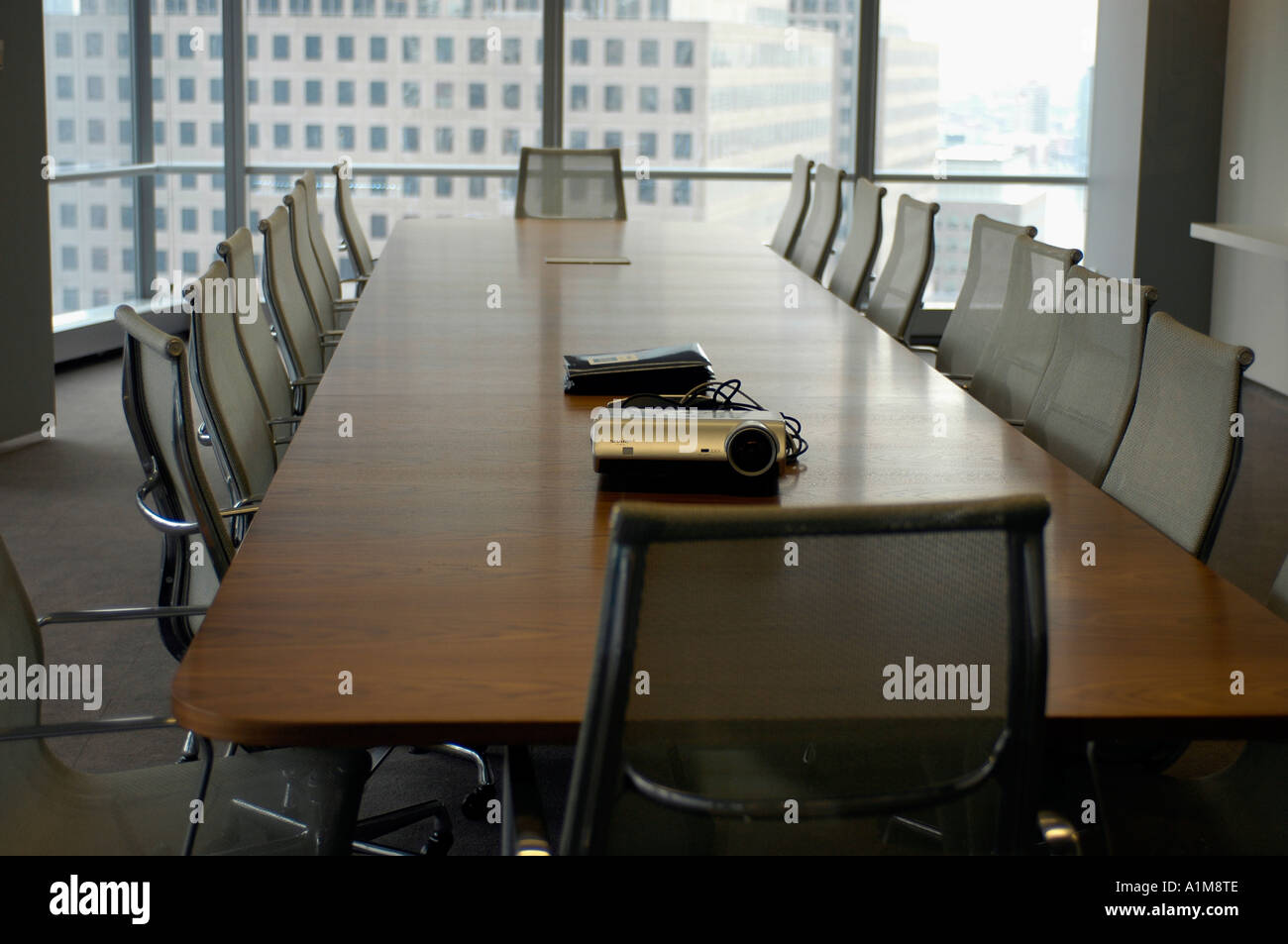 Empty office conference room Stock Photo - Alamy