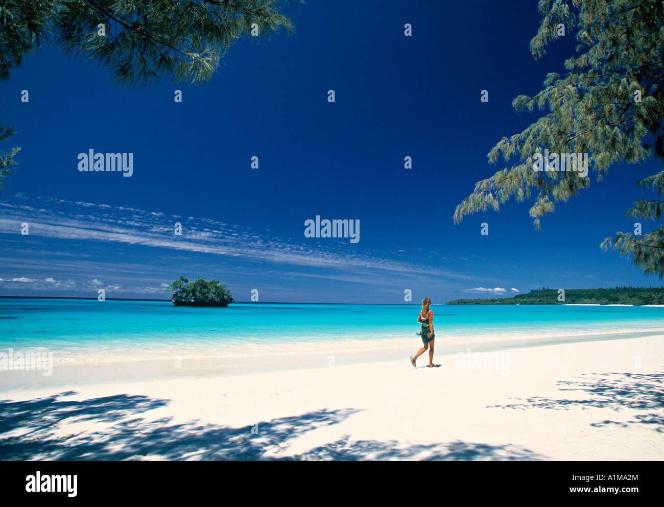 Beach, Lifou, The Loyalty Islands, New Caledonia Stock Photo - Alamy