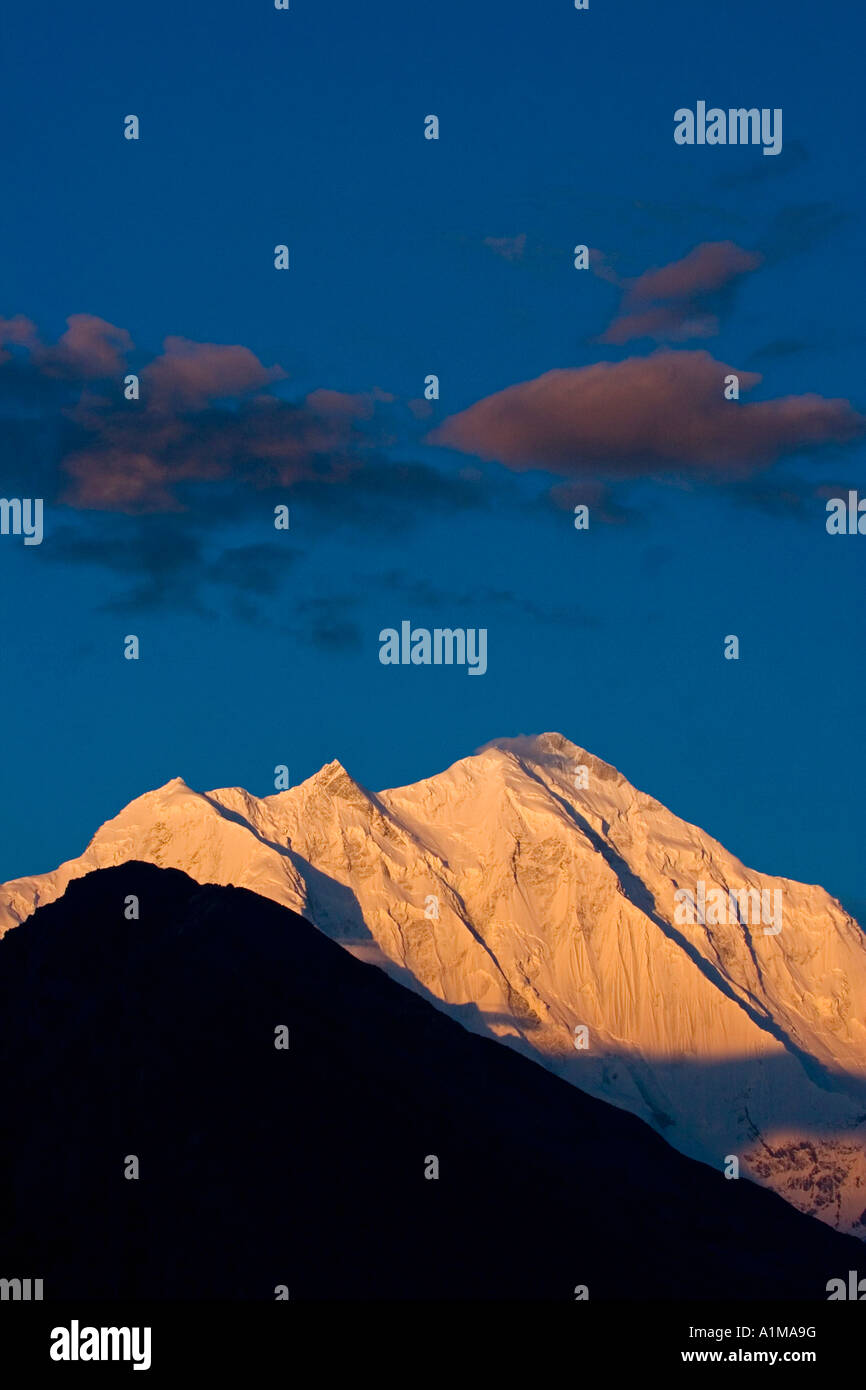 Mt. Rakaposhi viewed from Karimabad, Hunza Valley, Karakoram, Pakistan ...