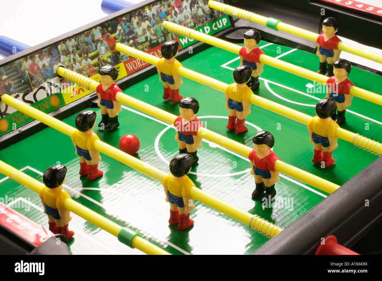 Tabletop Football Game Stock Photo - Alamy