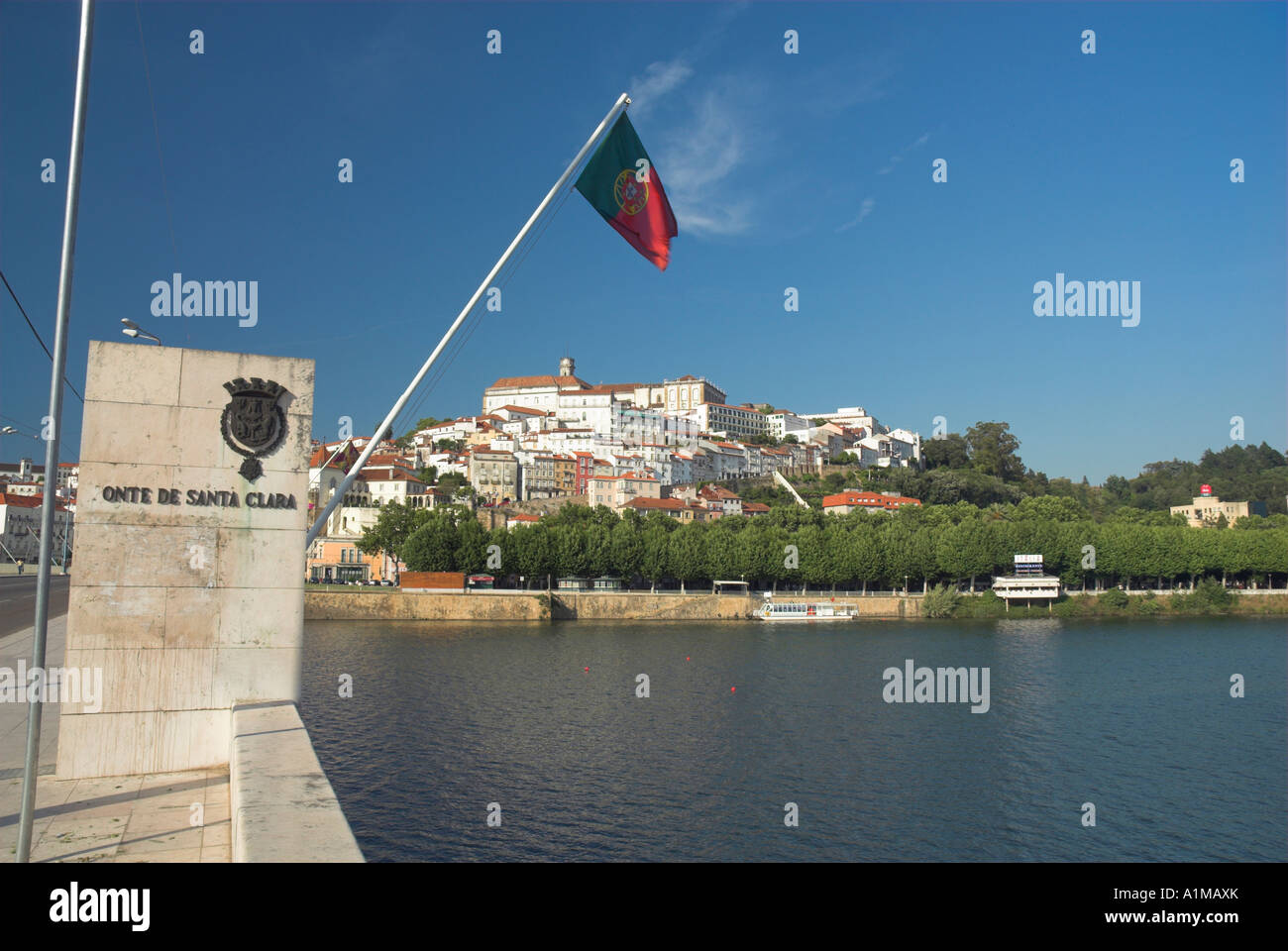 Rio Mondego & Ponte de Santa Clara, Coimbra, Beira Litoral, Portugal ...