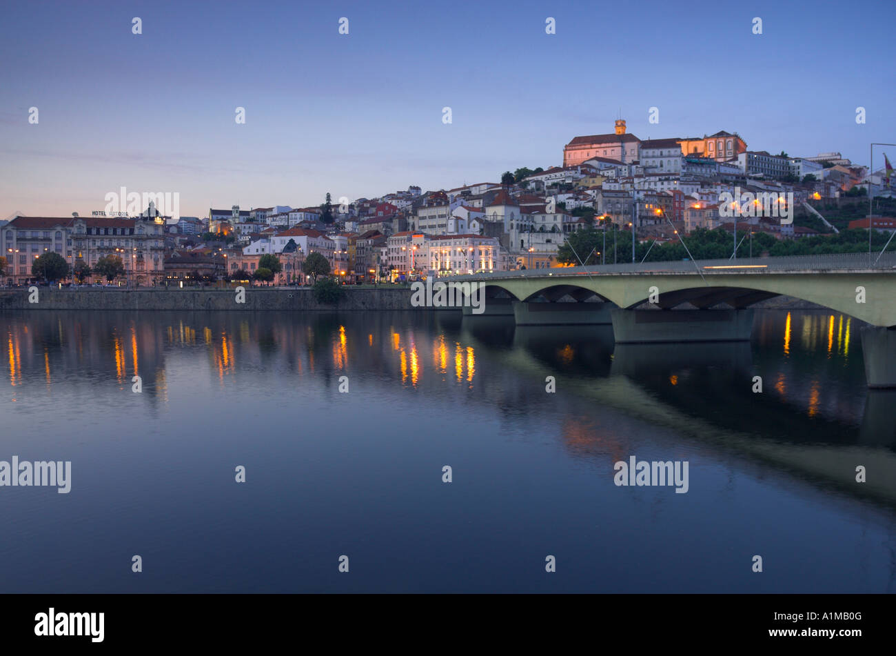 Rio Mondego & Ponte de Santa Clara, Coimbra, Beira Litoral, Portugal ...