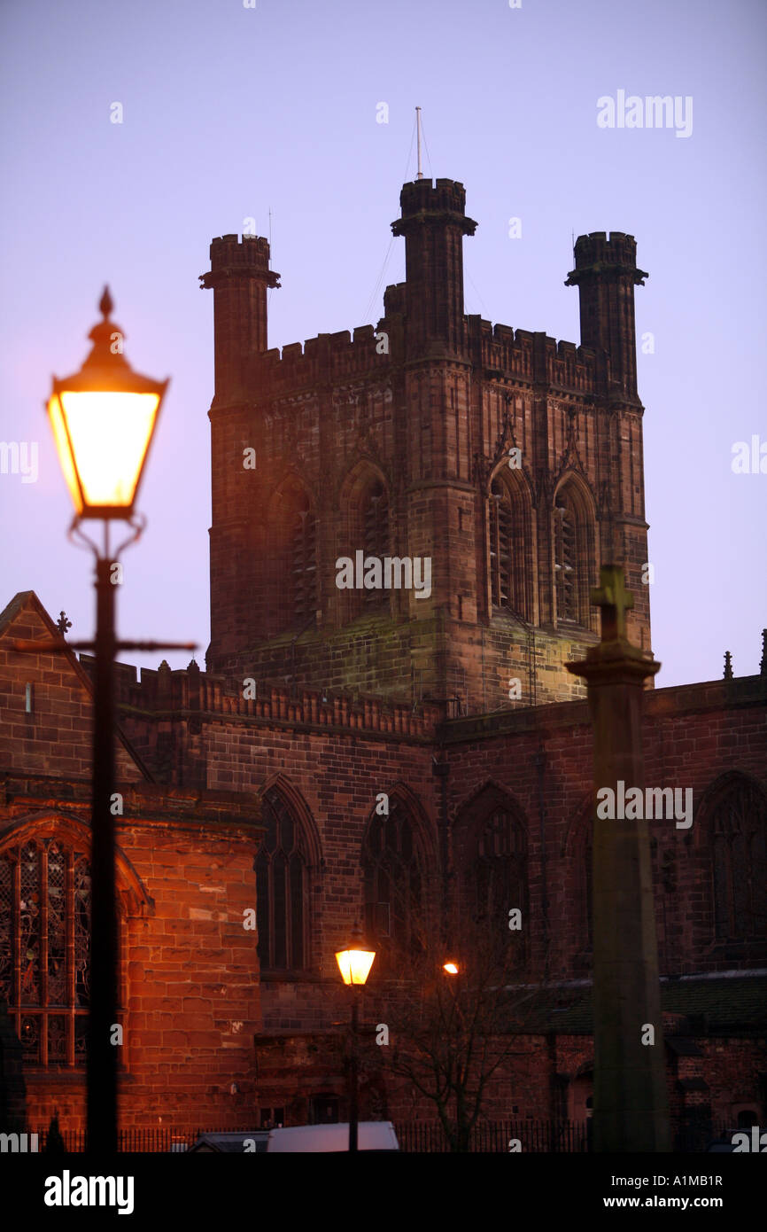 Chester cathedral night hi-res stock photography and images - Alamy