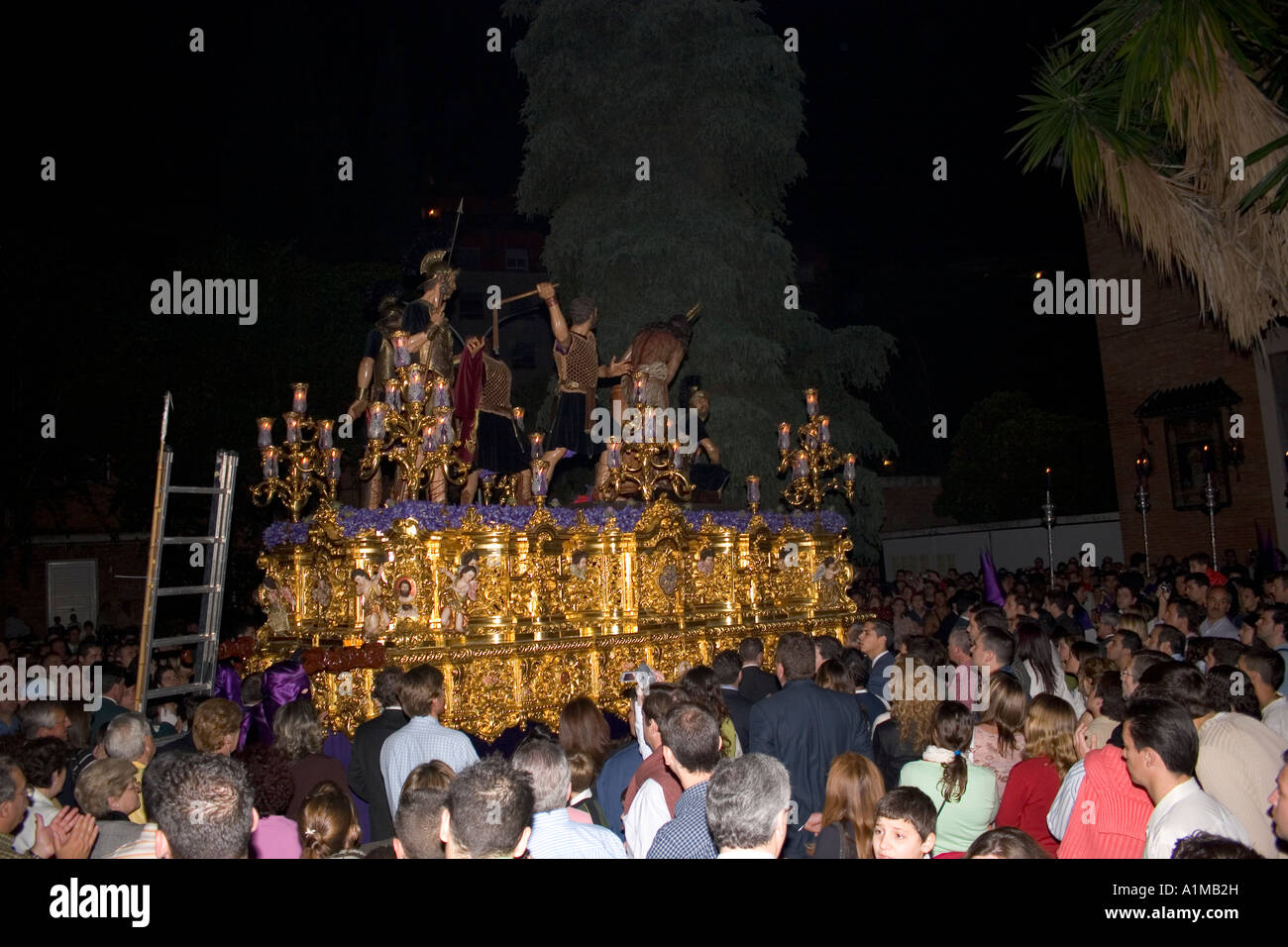 Holy Week Semana Santa in Seville Spain Stock Photo - Alamy