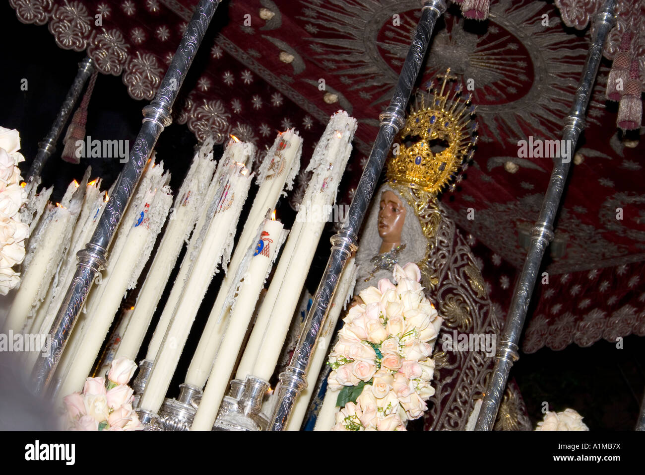 Holy Week Semana Santa in Seville Spain Stock Photo - Alamy