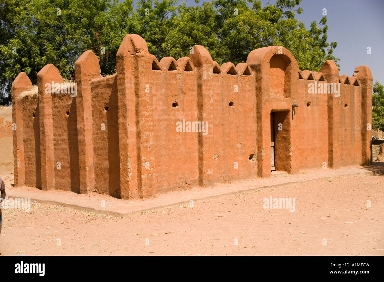 Mosque in the town of Segoukoro the old Segou,Mali, West Africa Stock ...