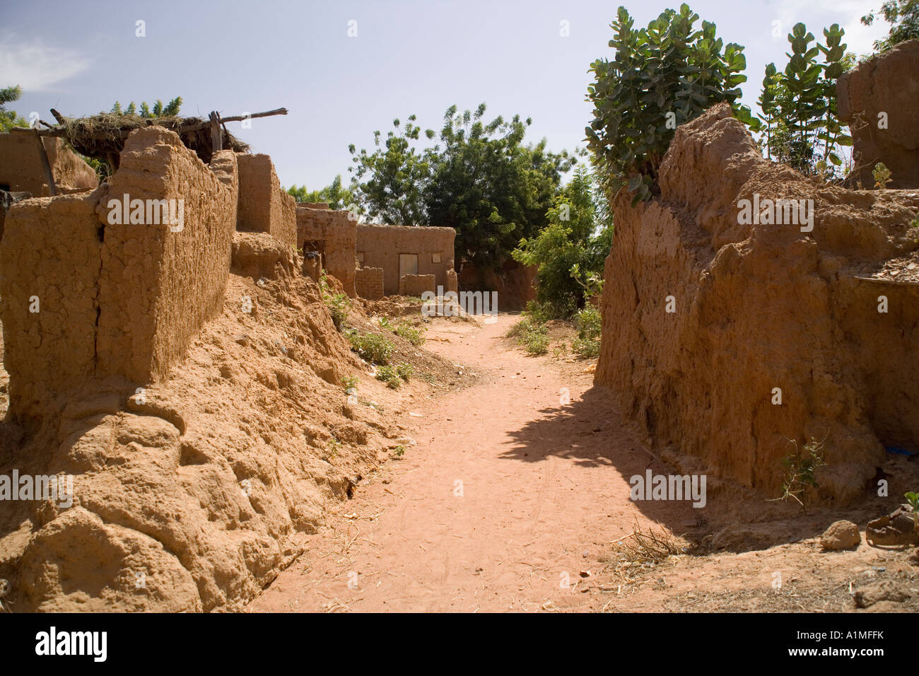Town of Segoukoro the old Segou,Mali, West Africa Stock Photo - Alamy