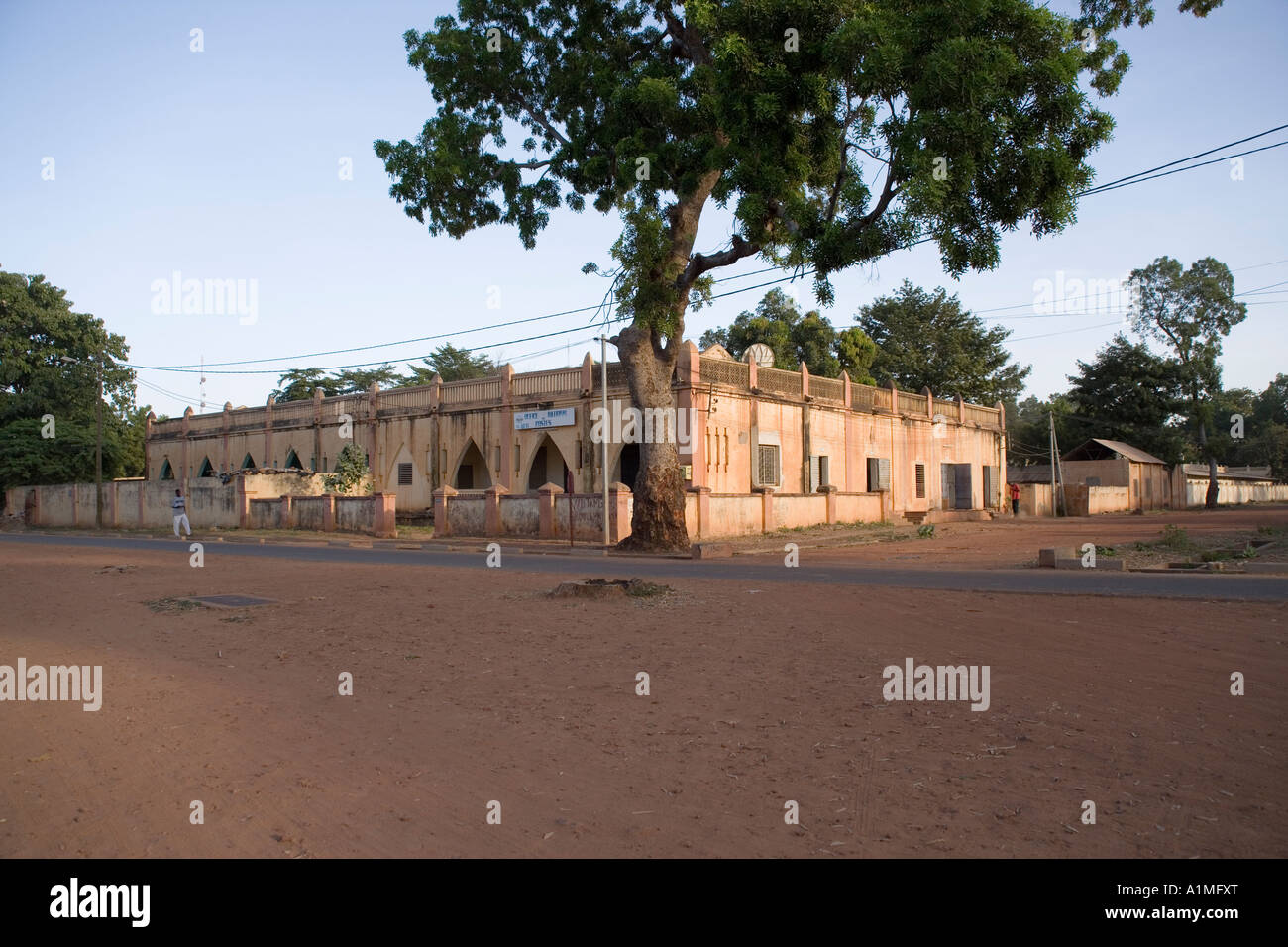 Old building in the old colonial quarter of Segou town, Mali, West ...